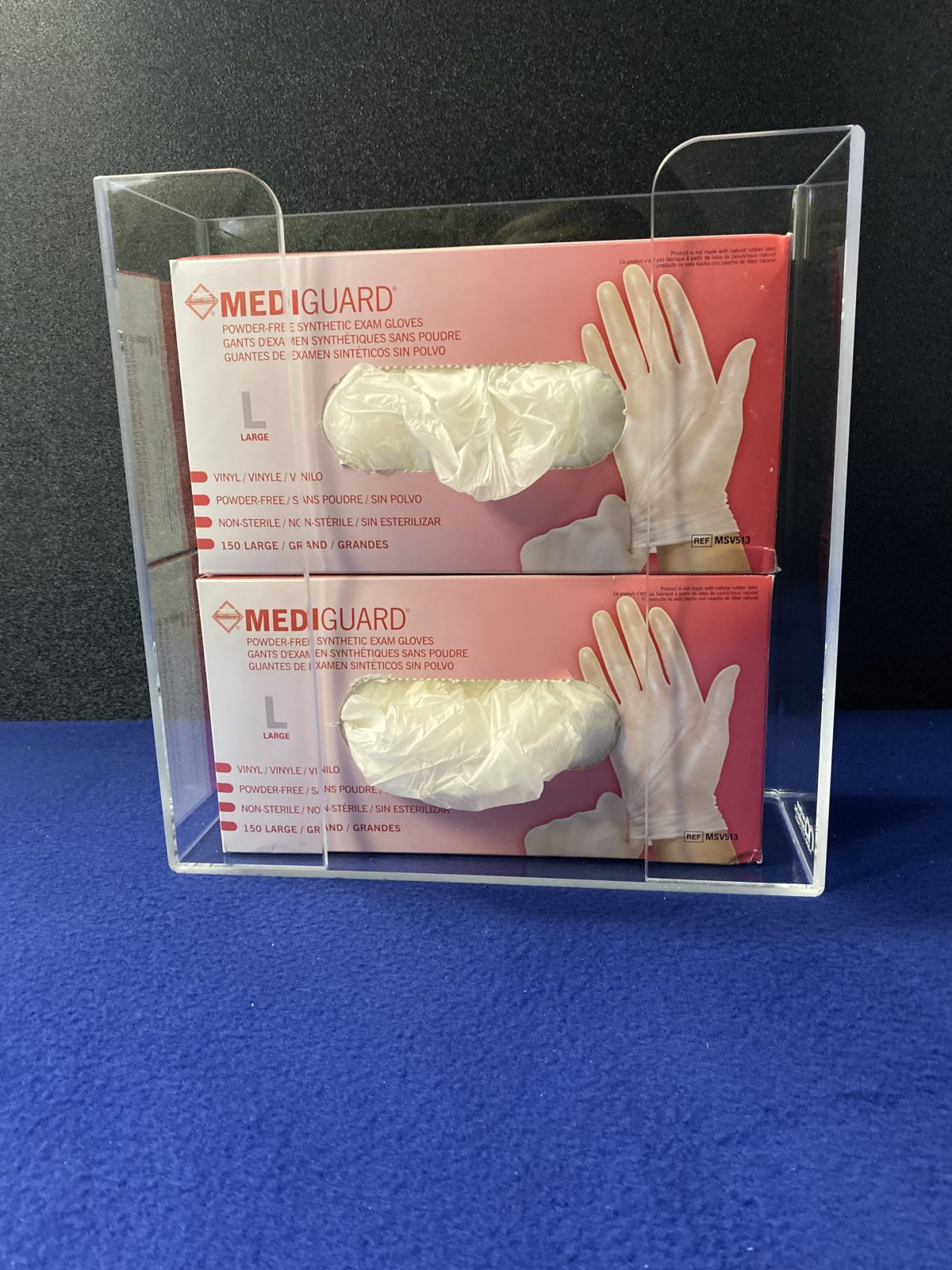 Double V-Series Glove Dispenser - Northern Acrylics, Inc.